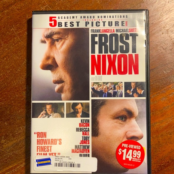 Media | Frost Nixon Dvd | Poshmark